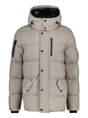 Moose Knuckles Moose Knuckles Everest 3Q Hooded Padded Jacket Grey