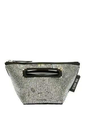 Attico Via Dei Giardini 15 Tote Bag With Crystal Embellishments - Black