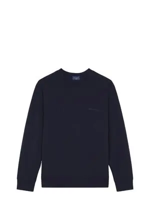 PAUL  SHARK Paul & Shark Oversized Sweatshirt With Maxi Sharks Print - Black