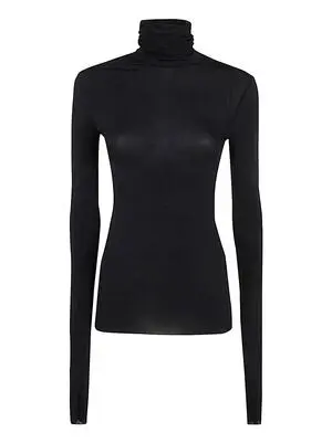 Philosophy Di Lorenzo Serafini High Neck Jersey Top - Black