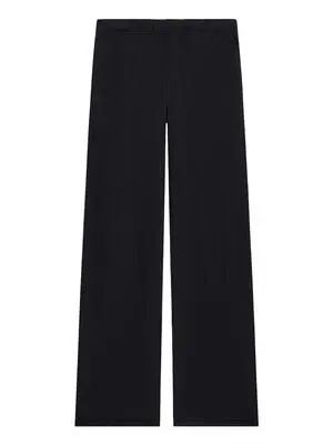 COURREGES Courrèges Elasticated Waist Bootcut Track Pants - Black