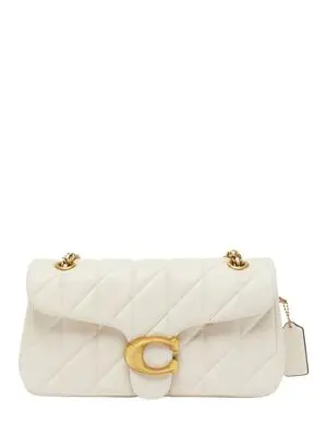 COACH Quilted Tabby Shoulder Bag 26 - White