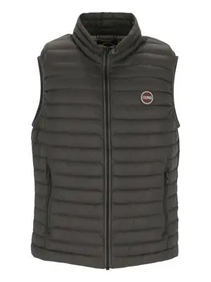COLMAR Logo Patch Zipped Padded Gilet - Black