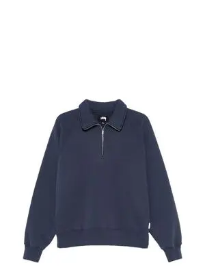 StÜssy Relaxed Half-zip Sweatshirt - Blue