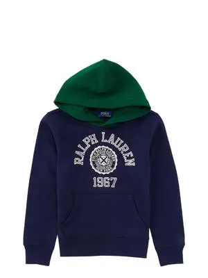 Polo Ralph Lauren Logo Print Hoodie - Black