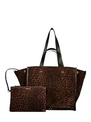Jérôme Dreyfuss Léon M Shopper Tote Bag - Brown