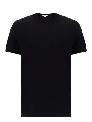 JAMES PERSE Crewneck Short-sleeved T-shirt - Black
