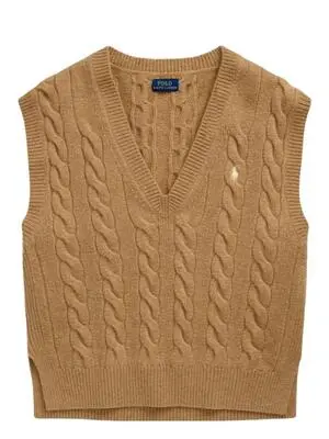POLO RALPH LAUREN Polo Ralph Lauren Cable Knit Sleeveless Top