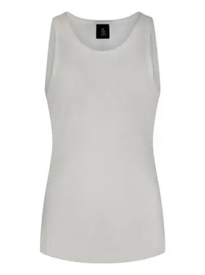 THOM KROM Ribbed Tank Top - White