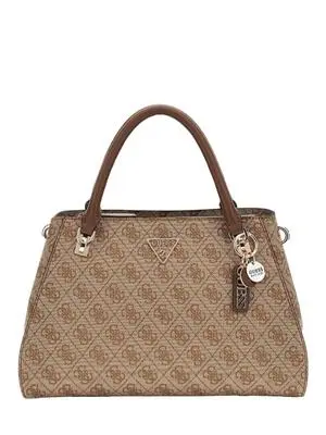 Guess Noelle 4g Tote Bag - Multi Beige