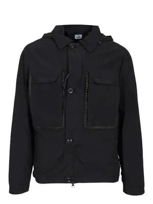 C.P. COMPANY Goggle Detail Jacket - Black