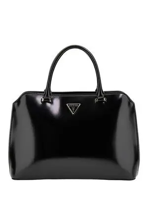 Guess Zippered Shoulder Bag - Black
