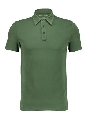 Majestic Filatures Organic Cotton-blend Polo Shirt - Green