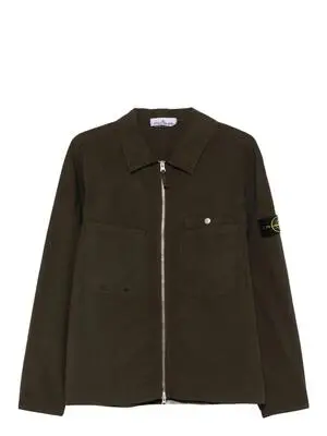 STONE ISLAND Compass-badge Overshirt