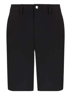 EA7 Logo-print Bermuda Shorts - Black