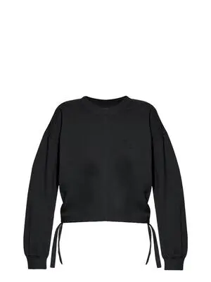 ALLSAINTS Mira Relaxed Fit Sweatshirt With Drawstring Hem - Black