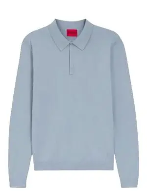 Hugo Boss Long-sleeve Polo Shirt - Gray