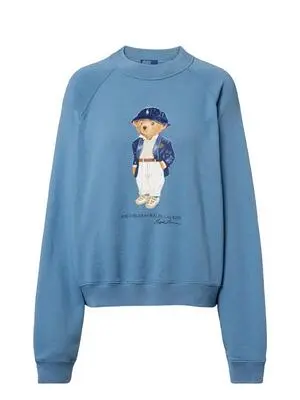 Polo Ralph Lauren Polo Bear Cotton-blend Sweatshirt - Blue