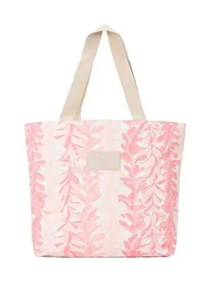 ALOHA COLLECTION Water-resistant Tyvek Tote - Pinks