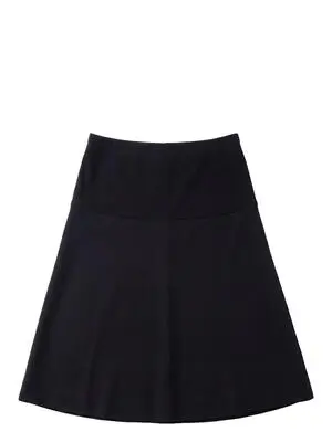 TOUCHE ECLAT Maternity Ponte Skirt - Black