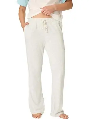 PJ Salvage Sunday Funday Wide Leg Pants - Heather Cloud