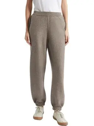Johnstons Of Elgin Cashmere Joggers - Heathcot/pebble