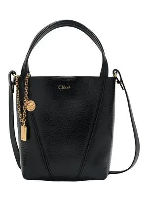 Chloé Small Leather Tote Bag - Blue
