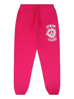 DENIM TEARS Sweatpants With Graphic Print - Pink