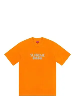 Supreme Glitter Short-sleeve Top - Orange
