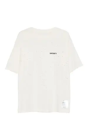 Satisfy Aged" Mothtech T-shirt - Grey