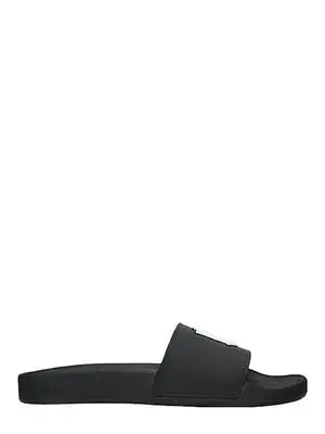 Amiri Rubber Pool Slides - Black