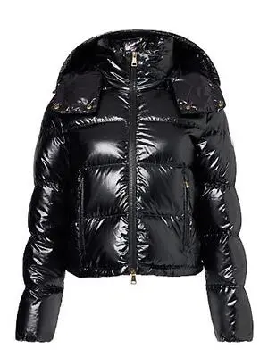 Moncler Niveole Hooded Quilted Shell-down Jacket - Black