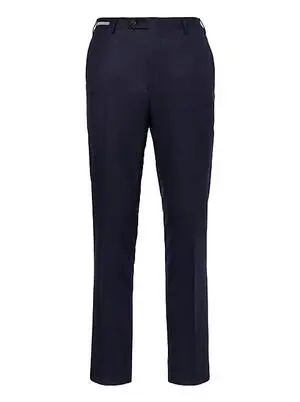 Corneliani Tailored Wool Trousers - Navy