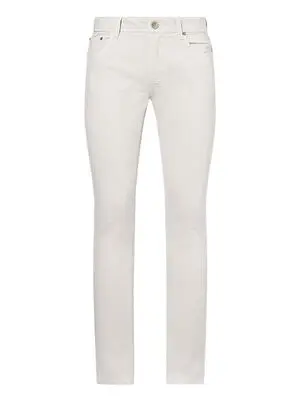 CORNELIANI Corneliani Regular Fit Tapered Leg Cotton Chino Trousers