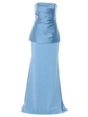 Solace London Alia Maxi Dress - Blue