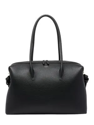 Yuzefi Large Brioche Duffle Shoulder Bag - Black