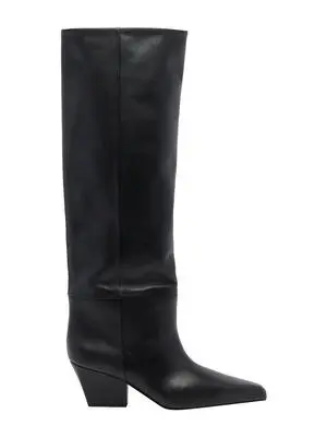 Paris Texas PARIS TEXAS Jane Leather Knee-High Boots Black