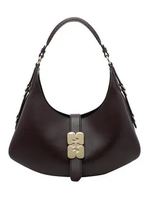 GANNI Small Kat Shoulder Bag - Brown