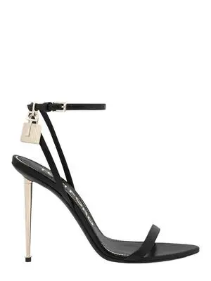 TOM FORD Tom Ford Pointed-Toe Padlock Stiletto Sandal