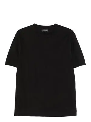 Emporio Armani Cotton T-shirt - Black