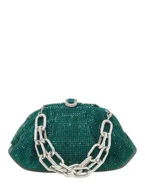 Judith Leiber Gemma Crystal Clutch - Green
