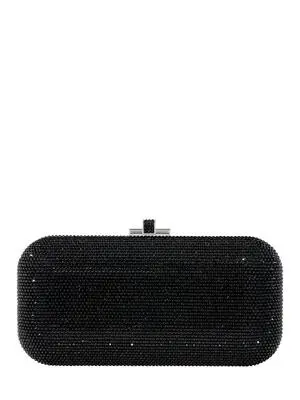 Judith Leiber Crystal Embellished Evening Bag - Black