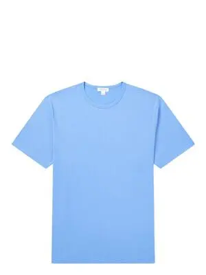 Sunspel Slim-fit Cotton-jersey T-shirt - Blue