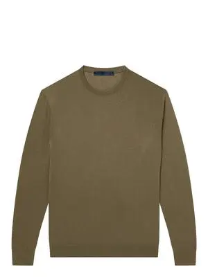 Kiton Wool Knit Sweater - Green