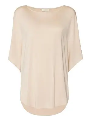 Lapointe Jersey Tunic Top - Ecru