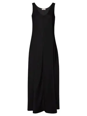 Lapointe Satin Bias Maxi Dress - Black