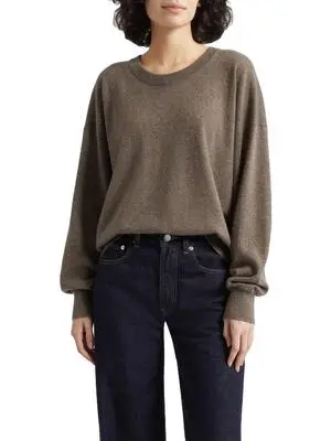 Johnstons Of Elgin Jessie Cashmere Crewneck Sweater - Heathcot Colourway