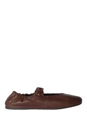 Miu Miu Miu Miu Nappa Ruched Ballet Flats Multicolor