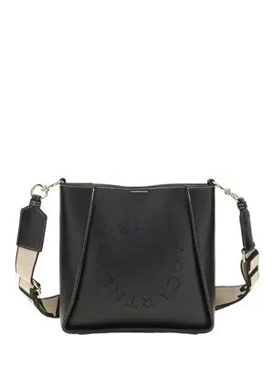 Stella McCartney Stella McCartney Logo Shoulder Bag Black