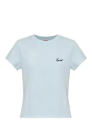 Kenzo Embroidered Logo T-shirt - Blue
